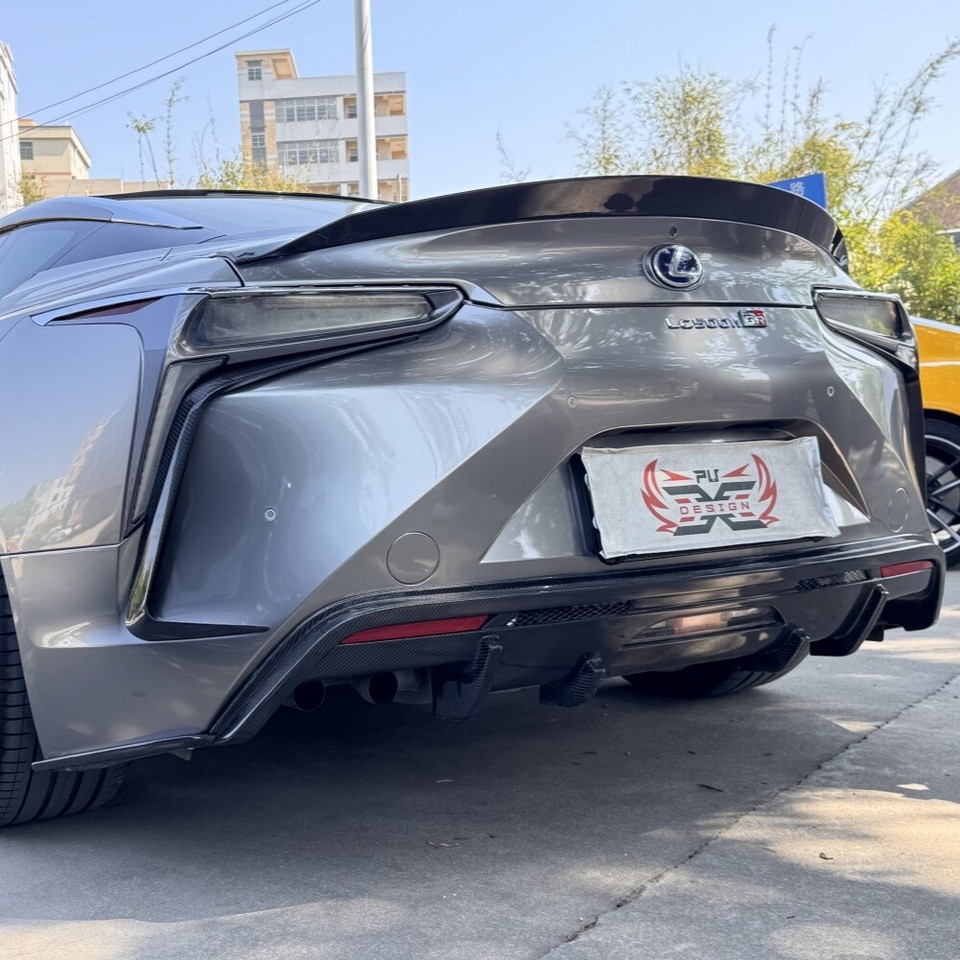 ART Style Fits Lexus LC500 LC500H Dry Carbon Fiber Rear Trunk Spoiler ...