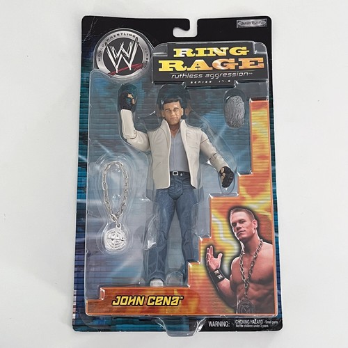 WWE Ruthless Aggression JOHN CENA Figure Ring Rage 17.5 Jakks Pacific ...