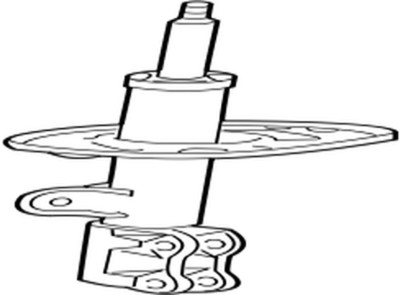 48520-80340 Toyota Absorber assy, shock, front lh 4852080340, New ...