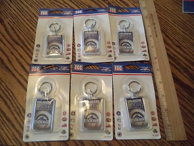 Colorado Rockies MLB Licensed Lot of 6 NEW in Package Plastic Key ...