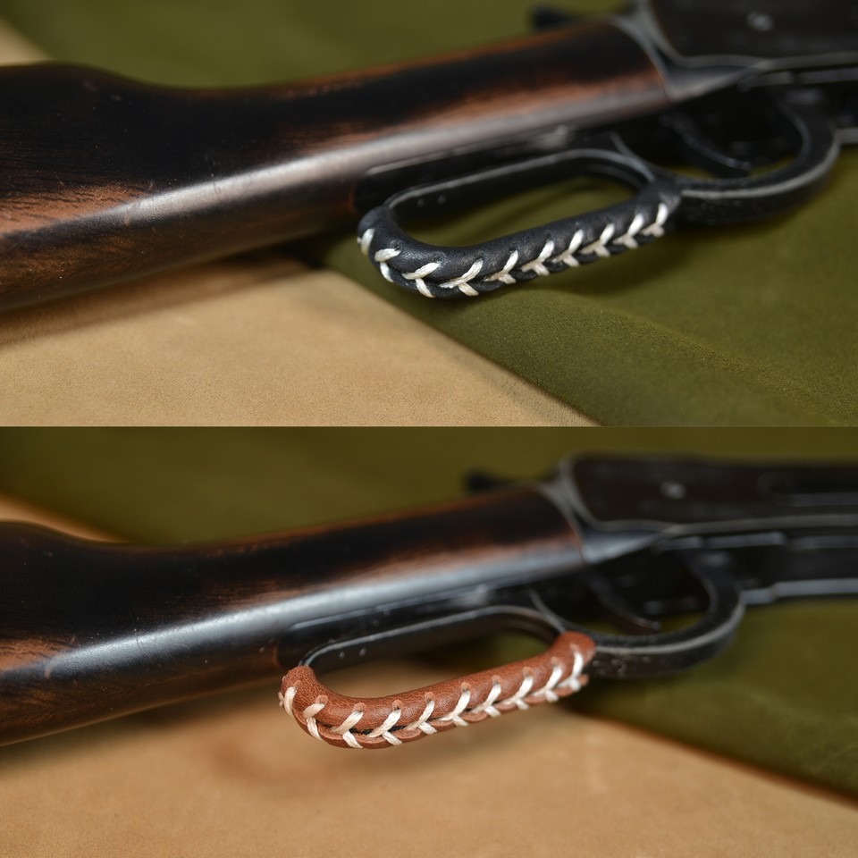 Quality Leather Lever Wraps For Lever Action Rifles Henry, Winchester ...