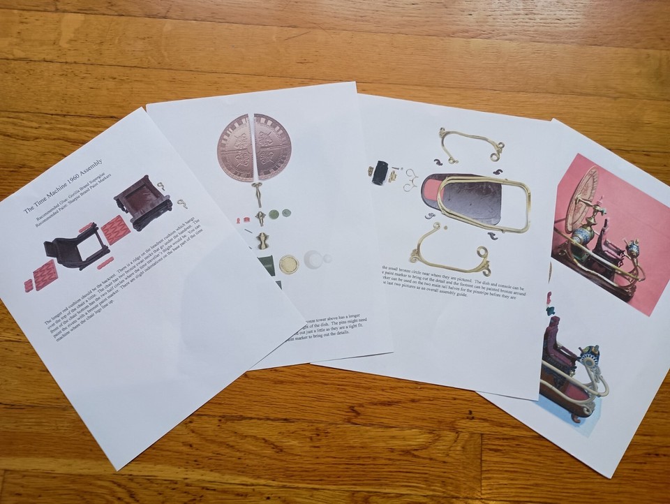 The Time Machine 1960 Scale Model Kit | eBay