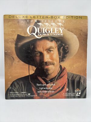 QUIGLEY DOWN UNDER TOM SELLECK Deluxe Letter Box LASER DISC LD | eBay
