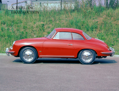Porsche 356 B Karmann Hardtop Coupe Notchback 1962 at Porsche works ...
