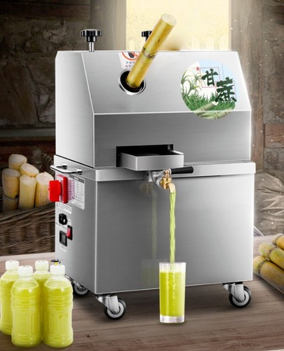 220V Stainless Steel Electrical Sugar Cane Juice Machine Sugarcane ...