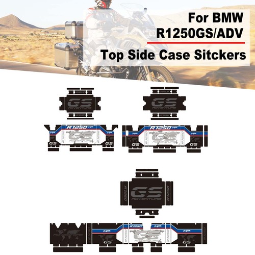 Top Side Pannier Box Sticker For BMW R1250GS/ADV Luggage Case Decal ...