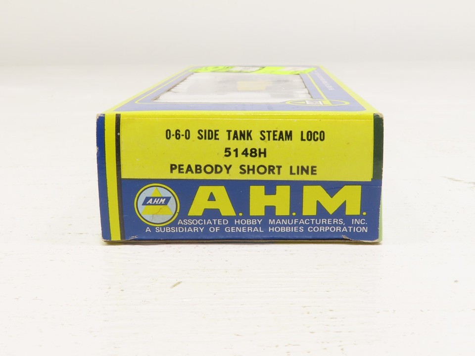 AHM 5148H Peabody Short Line 0-6-0 Side Tank Steam Locomotive LN | eBay