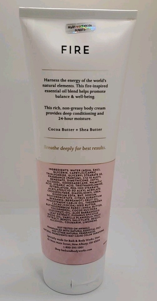 FIRE~Bath & Body Works Moisturizing Body Cream Patchouli Sandalwood ...