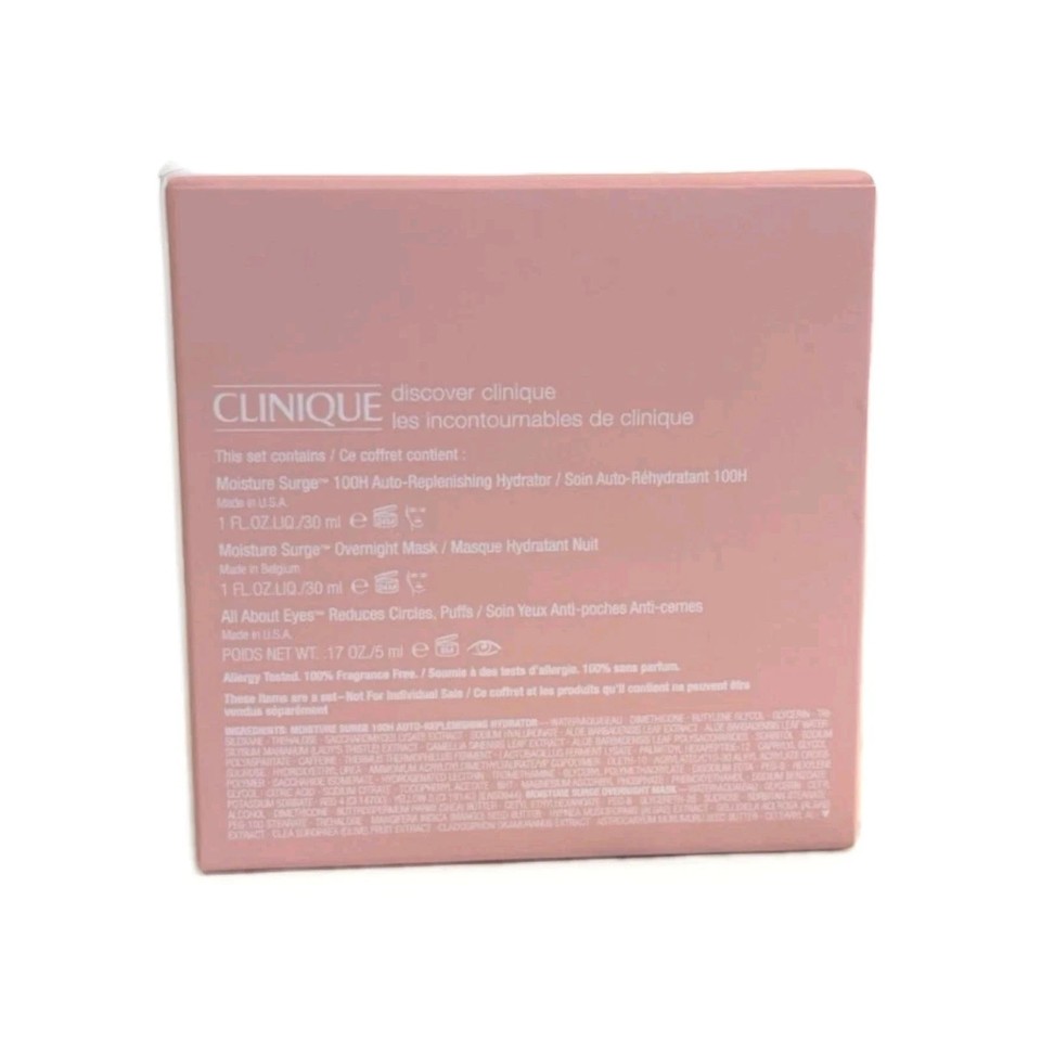 CLINIQUE Discover Clinique 3 Piece Set Moisture Surge All About Eyes 3 ...