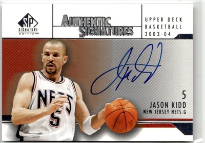 2003-04 SP Signature Edition #AS-JK Jason Kidd Authentic Signatures | eBay