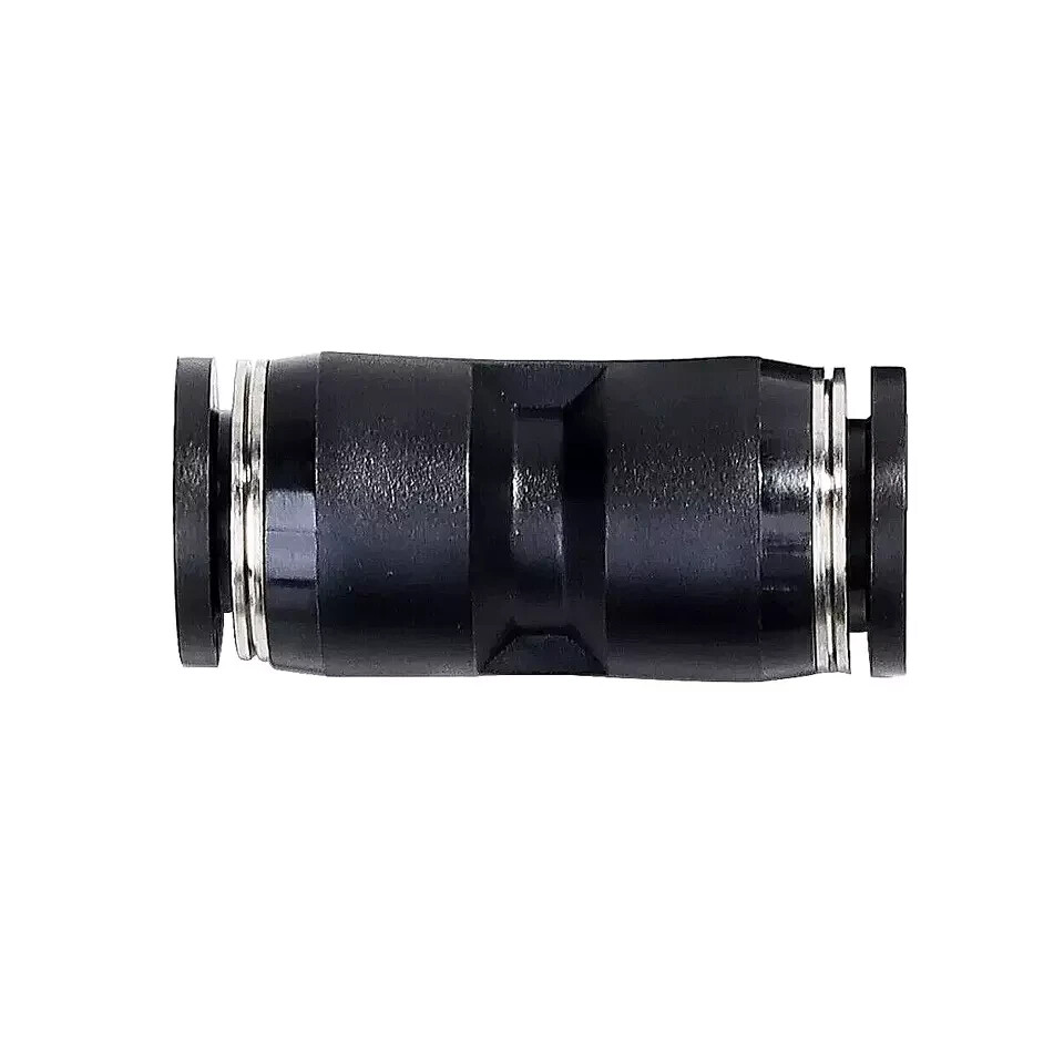 Push to Connect Fittings Fits 1/2" 3/8'' 1/4'' OD Pneumatic Air Hose ...