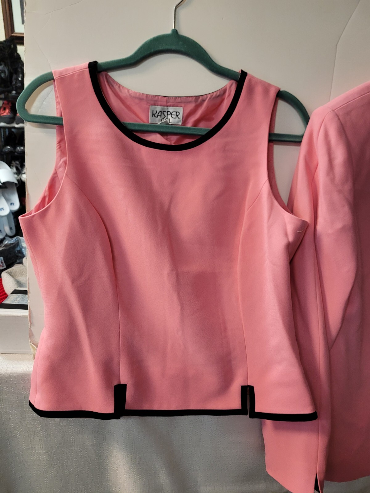 Kasper Women's 2PC Pink Tank Top and Blazer Size 10 | eBay