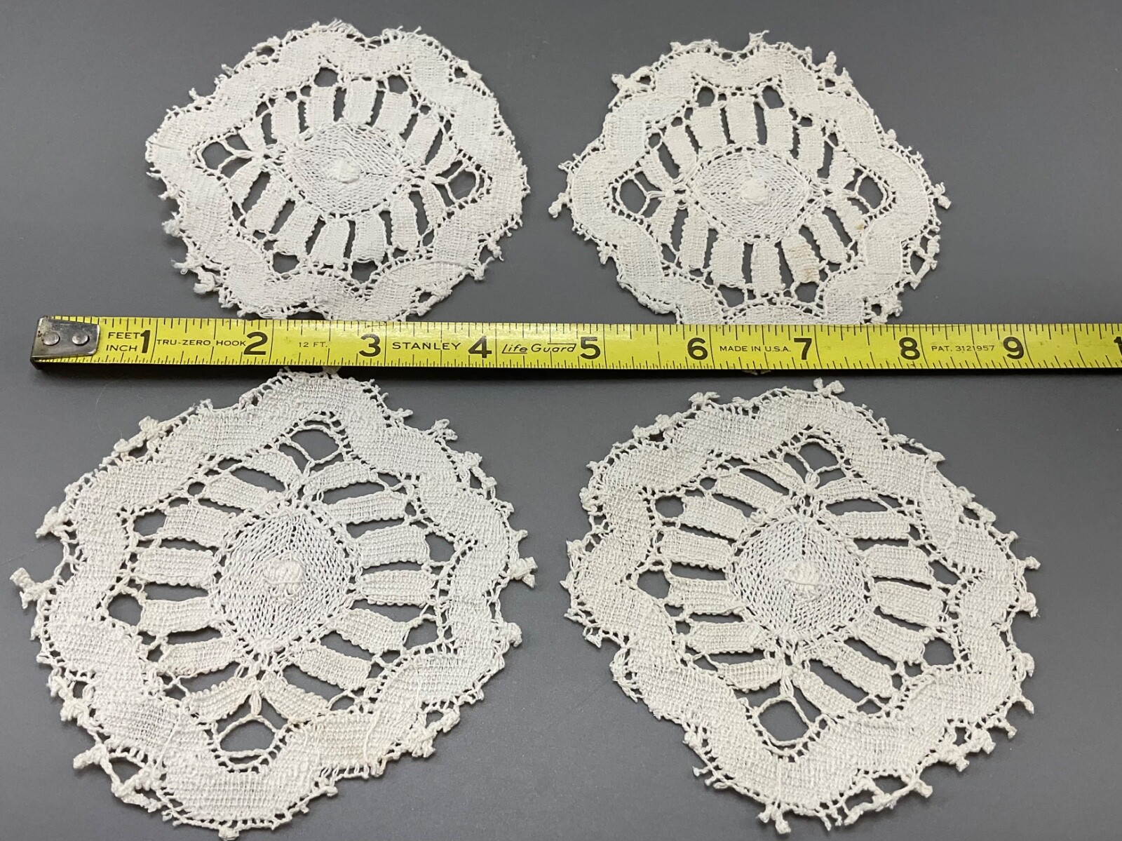 Miniature Crochet & Lace Pieces-Dollhouse - Dollies- Chair- Table- Rug ...