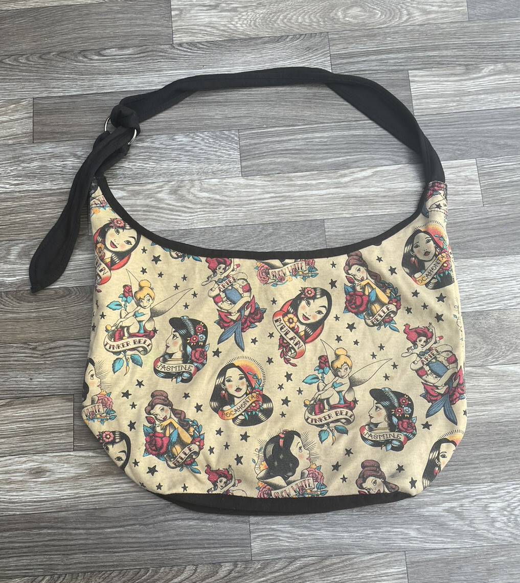 Loungefly Disney Princesses Tattoo Tote Bag Purse Sat… - Gem