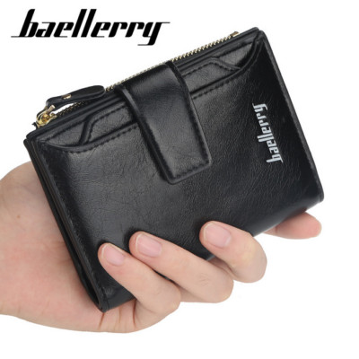 Men Women Leather High Capacity Trifold Wallet Credit Card ID Holder ...