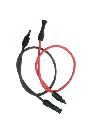 Pairs Red+Black of 6AWG Solar PV cable PC with male and female ...