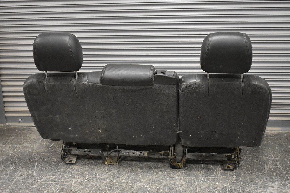 DMG 2005-2007 Hummer H2 1st & 2nd Row Black Leather Seats Ebony-48I ...