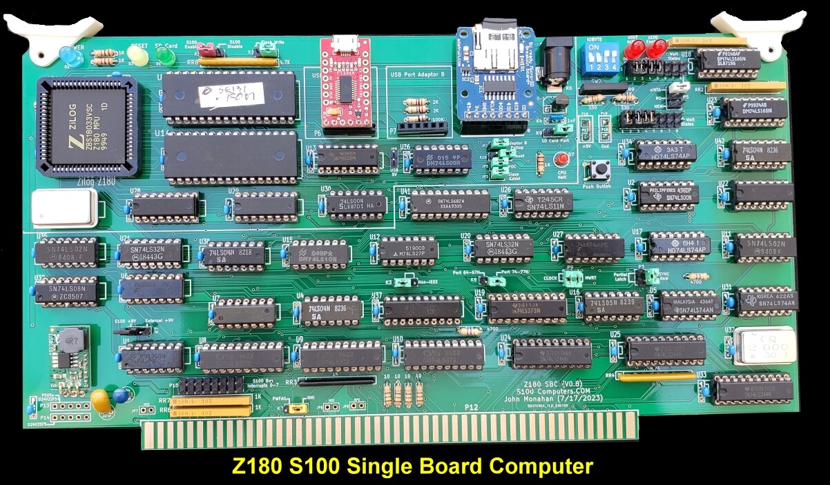 S100 Bus Z180 SBC V0.8a PCB | eBay