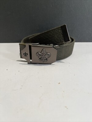 Boy Scouts of America BSA Web Belt 35” Long W/Buckle. | eBay