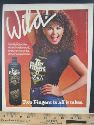 1983 Vintage Print Ad Two Finger Tequila Is All It Takes Pretty Woman ...