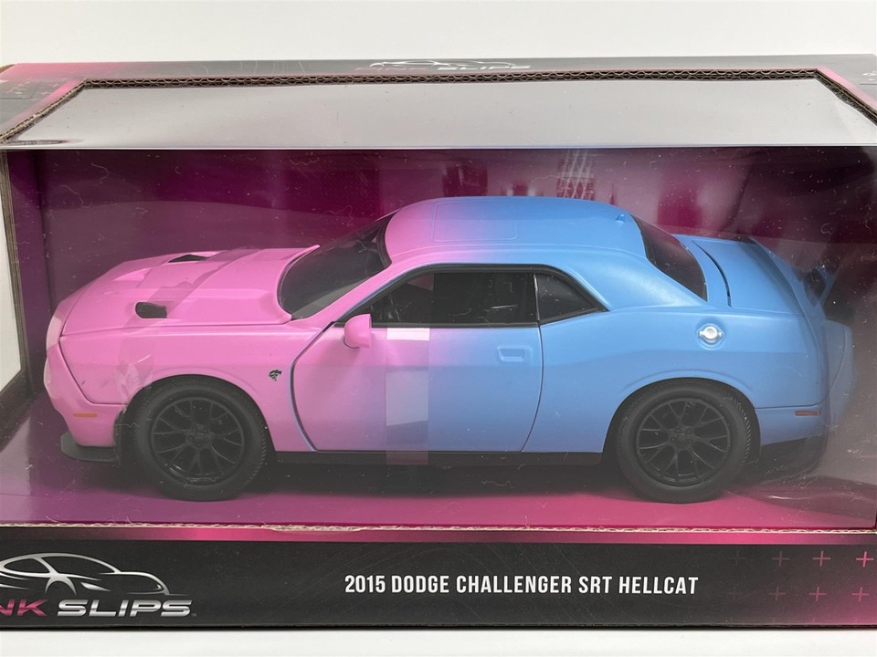 2015 Dodge Challenger SRT Hellcat 1:24 Scale Pink Slips Jada 253293002 ...