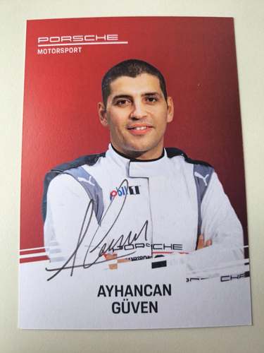 Porsche Penske Motorsport AYHANCAN GUVEN driver card (Hand Signed ...