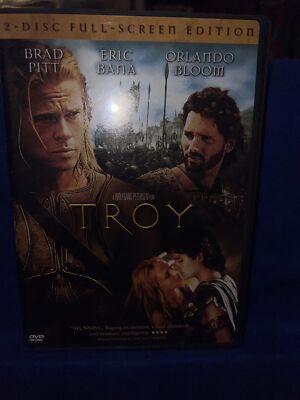 Troy (DVD, 2005, 2-Disc Set, Full Frame) Used 85392841028| eBay