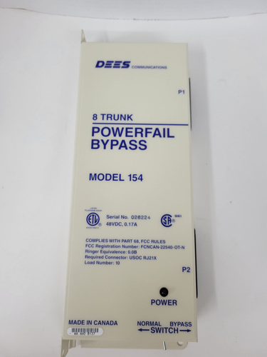 NOS Mitel 9180-300-000-NA Power Fail Transfer Unit 8 Circuit 154-8C | eBay