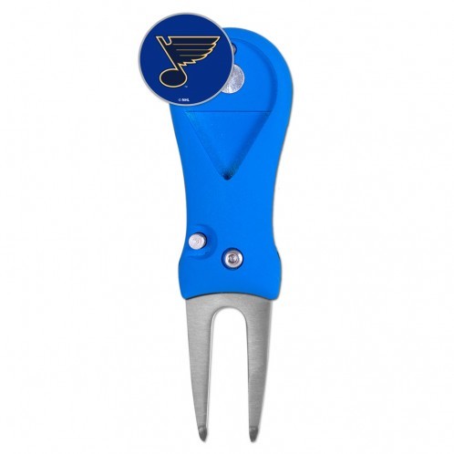 St. Louis Blues Spring Action Divot Tool & Ball Marker Set | eBay