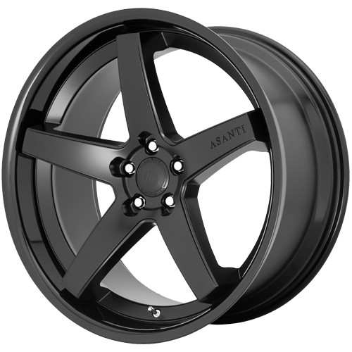 (Set-4) Asanti ABL-31 Regal 20x9 5x112 +25mm Double Black Wheels Rims ...