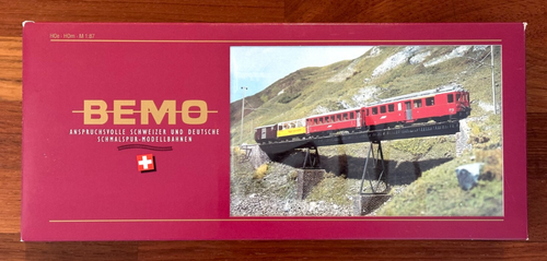 BEMO H0e 7266 100 Starterset RHB 'Berninabahn' neu, unbespielt, OVP ...