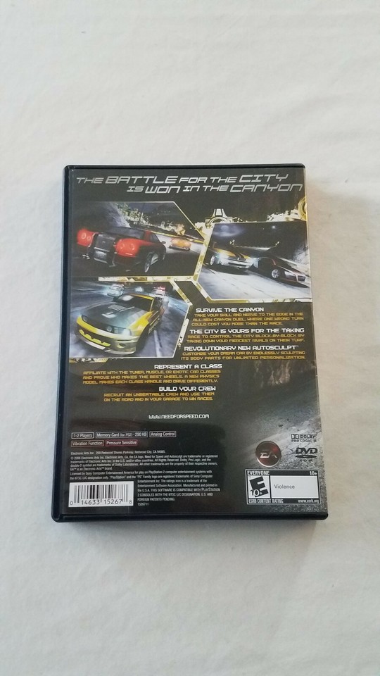 Need for Speed: Carbon - Black Label PS2 PlayStation 2, 2006 - COMPLETE ...