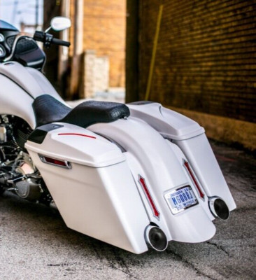 Harley Davidson Bagger Motorcycle Street Glide Road King Stretched ...