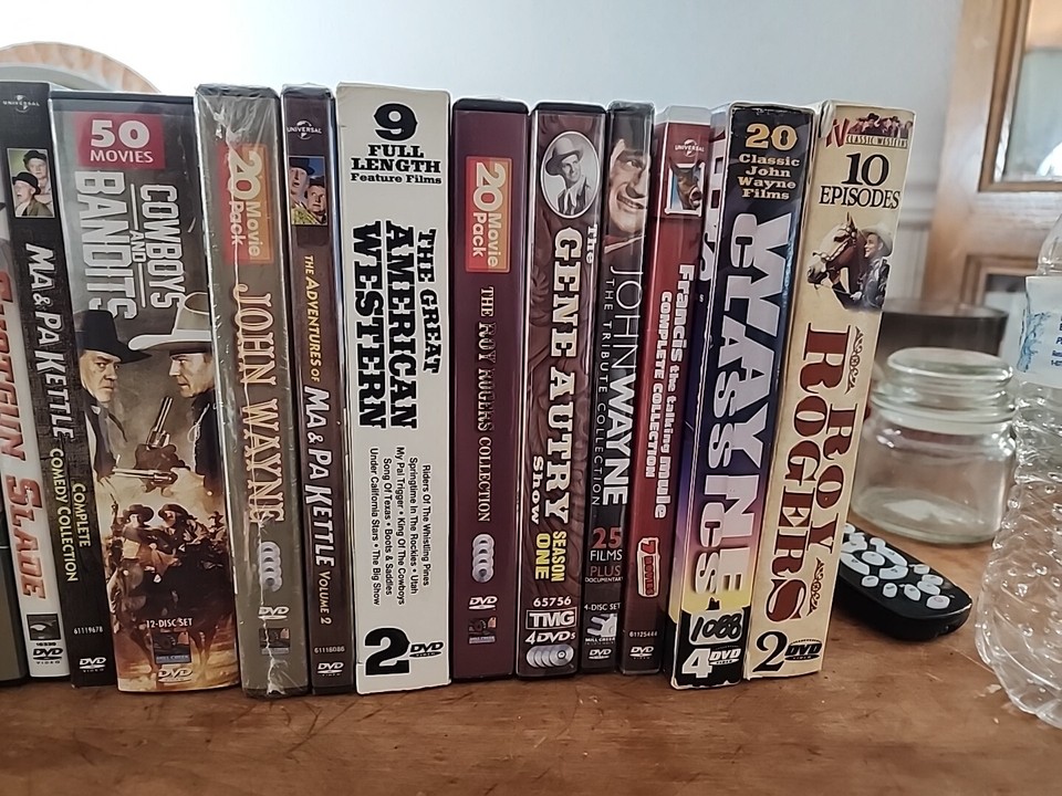 Lot Of 25 Western DVDs Mix Of TV And Movies New And Used | eBay