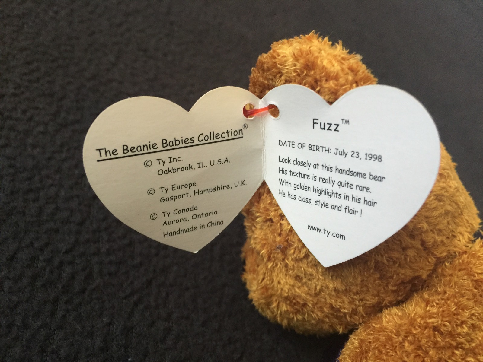 Rare Ty Fuzz Beanie Babies Date/Tag Errors And Dual Tush Tags | eBay