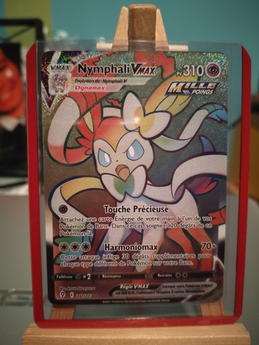 Nymphali Vmax Rainbow 211/203 Evolution Celeste - FR - Sleeve ...