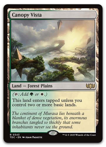 Canopy Vista #343 (NM) Tarkir Dragonstorm TDC Magic MTG | eBay