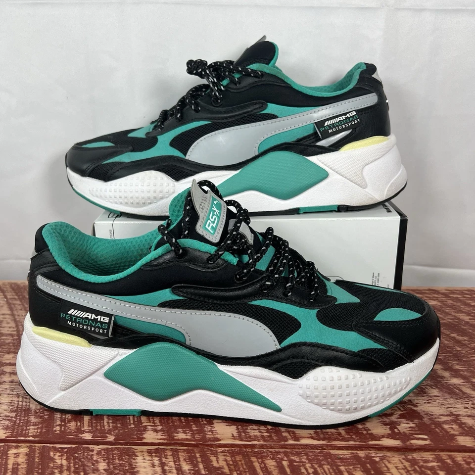Mercedes-AMG x Puma RS-X3 Black Spectra Green for sale | eBay