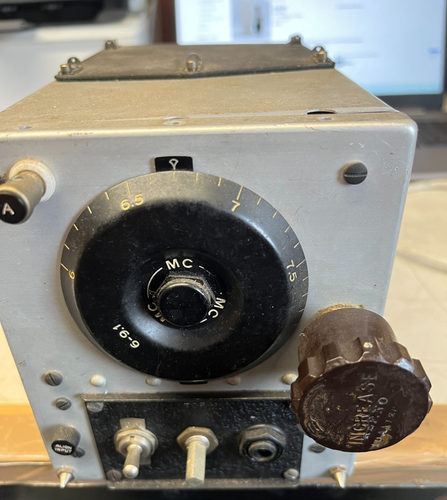 BC-455-B WW2 Signal Corps US Army Radio Receiver WITH VALVES RARE ...