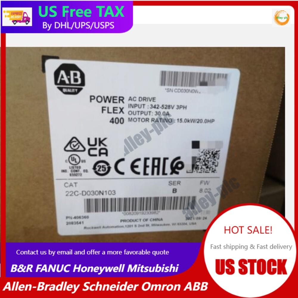 Allen-Bradley PowerFlex 400 AC Drive - 22C-D030N103 for sale online | eBay