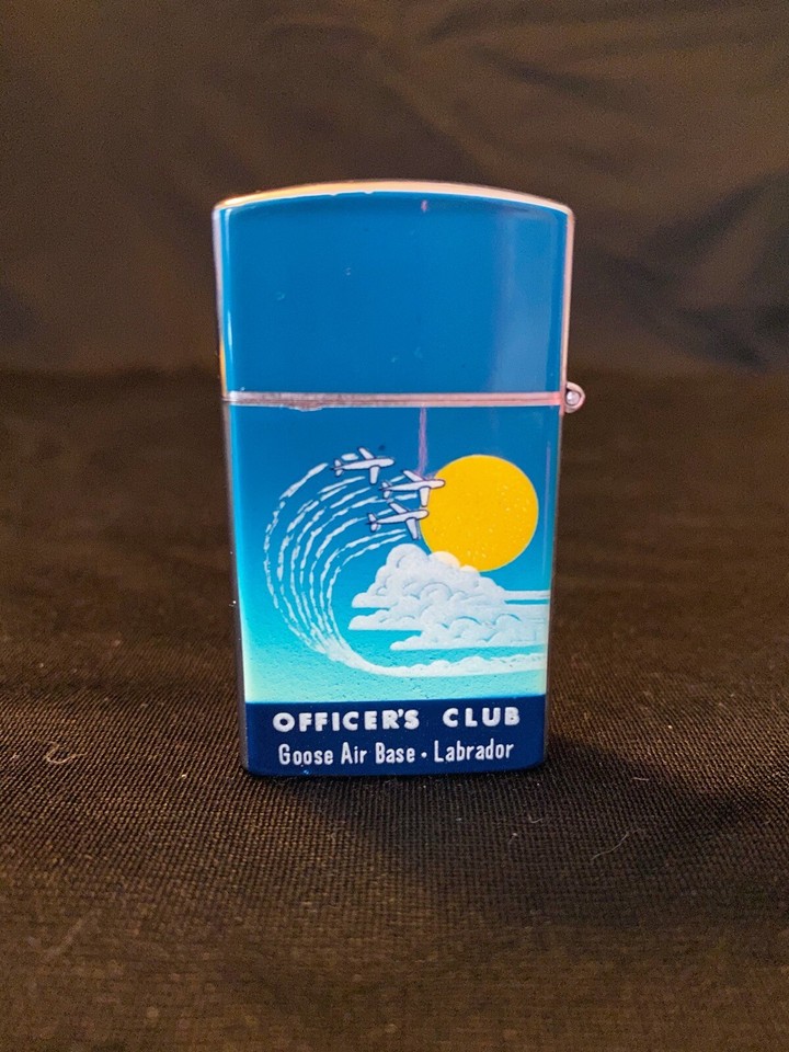Vtg Goose Air Force Base Labrador Officers Club Chans Inn Teeco Lighter ...