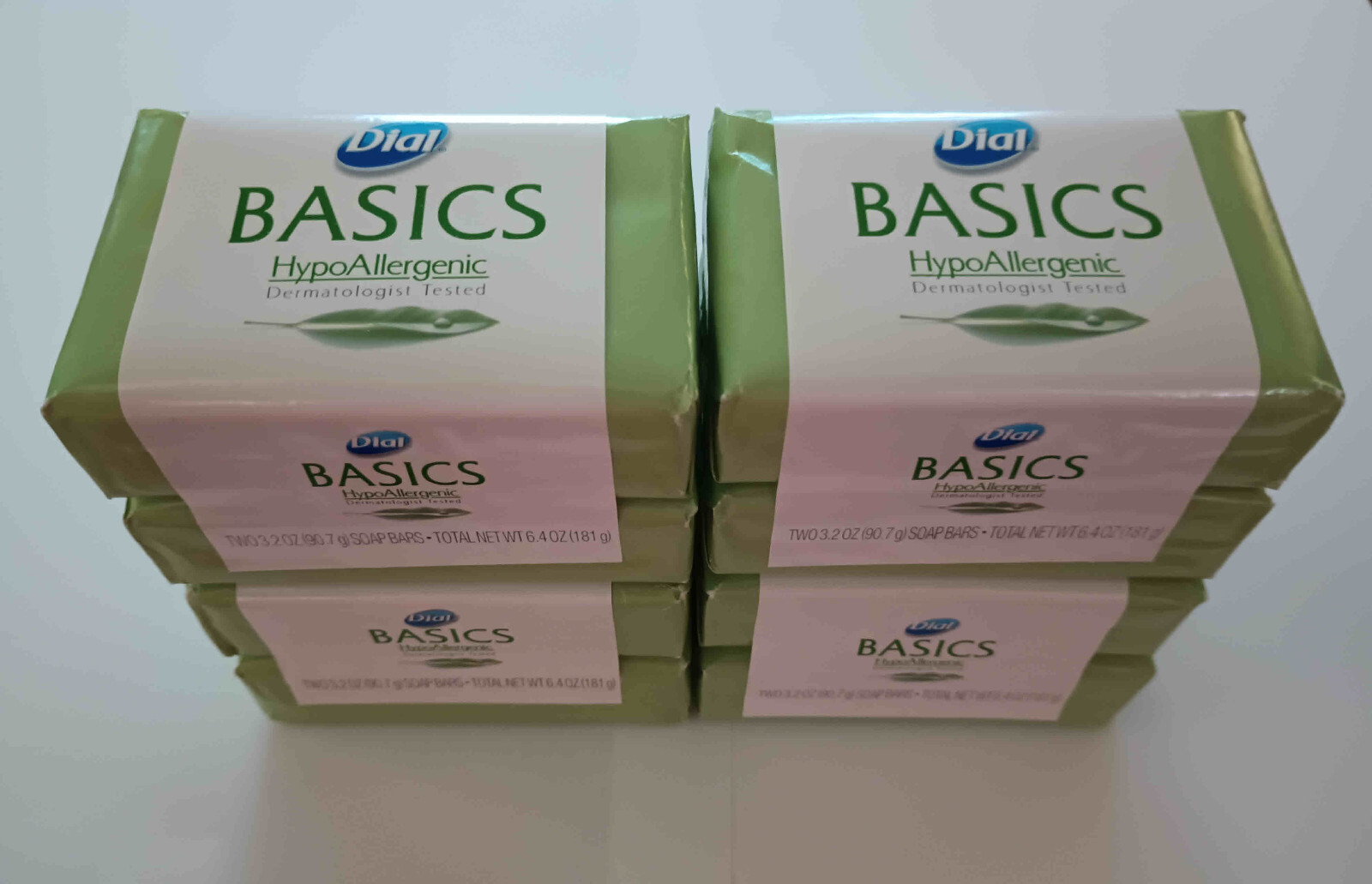 Dial Basics Bar Soap 3.2oz Bars HypoAllergenic - 8 Bars Total - New | eBay