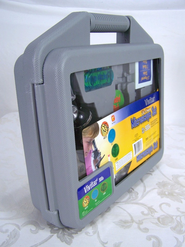 Vivitar Microscope Set 26 Piece 900x 8+ | eBay