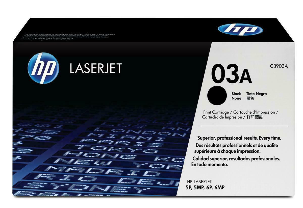 HP C3903A (03A) Black Original Laserjet Printer Toner Cartridge VAT Inc ...
