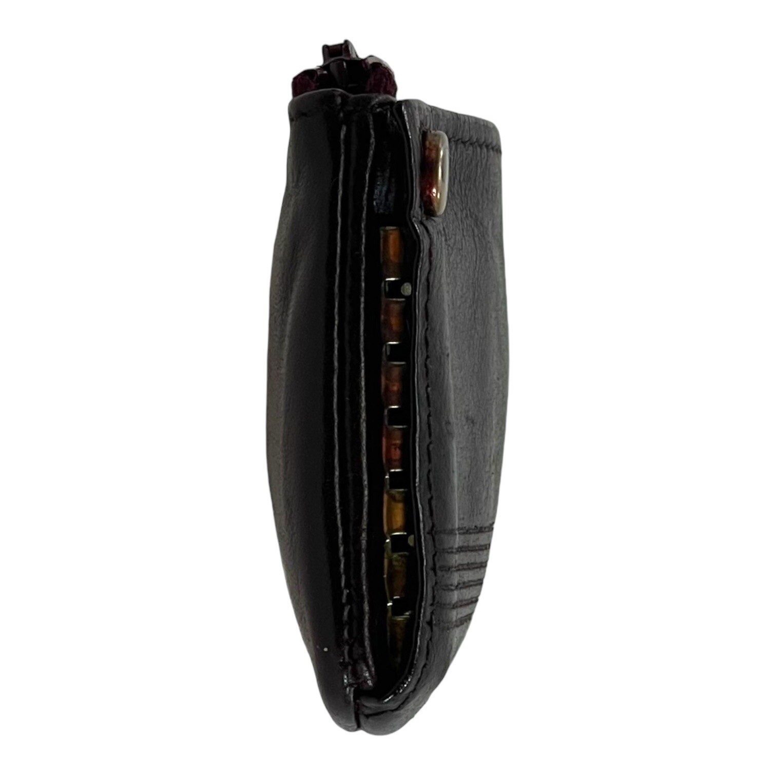 Vintage 70s ETIENNE AIGNER Small Leather Key Wallet Trainer Card Coin ...