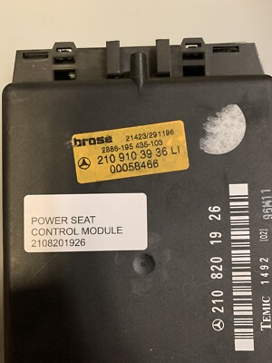 Mercedes Benz Power Seat Control Module | eBay