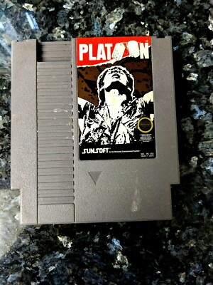 Platoon NES (Nintendo Entertainment System, 1988) Game Cartridge Only ...
