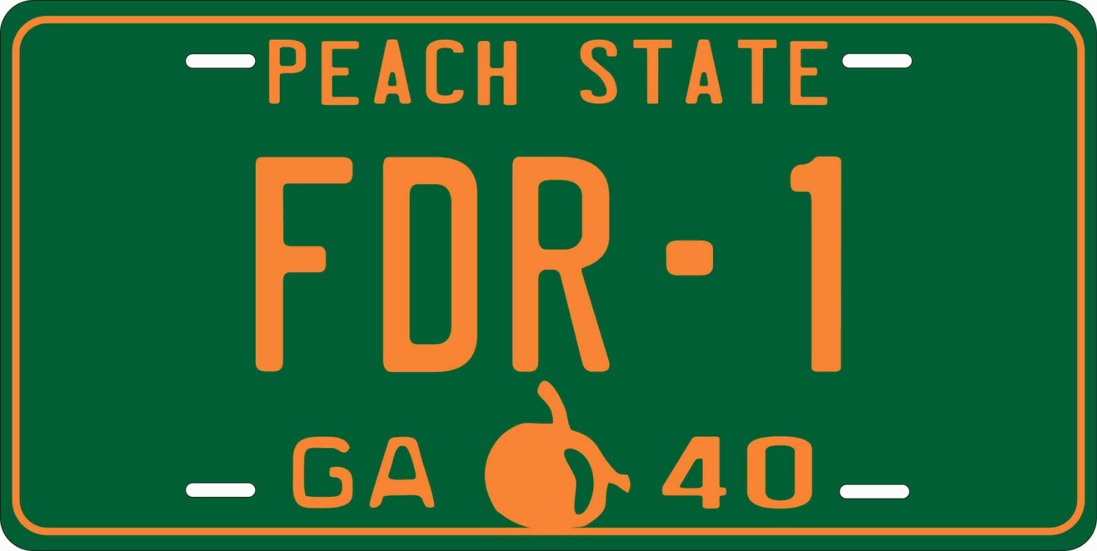 Georgia 1940 v2 FDR-1 License Plate Personalized Custom Car Auto Bike ...