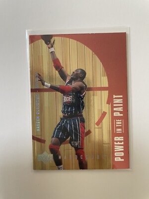 Hakeem Olajuwon Power In The Paint Card/insert Nice Card 🔥 | eBay Australia