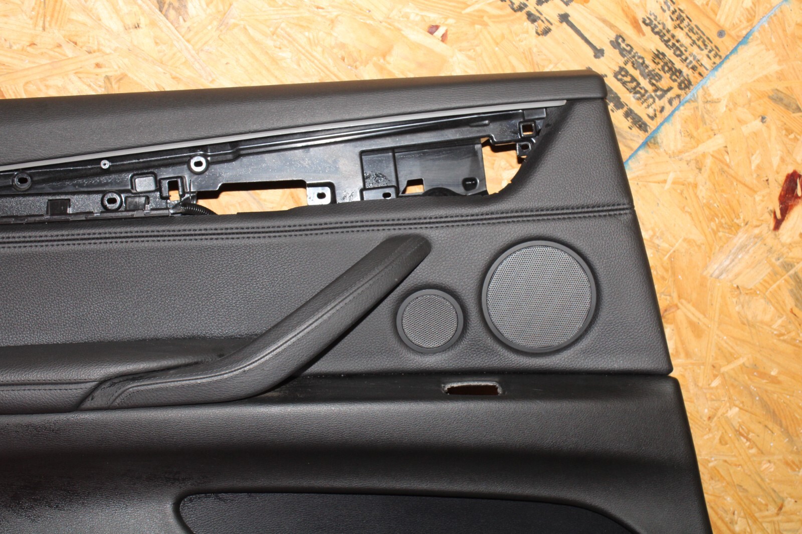 Rear Left Pass Side Interior Door Panel Card Trim Black OEM BMW F15 X5 ...